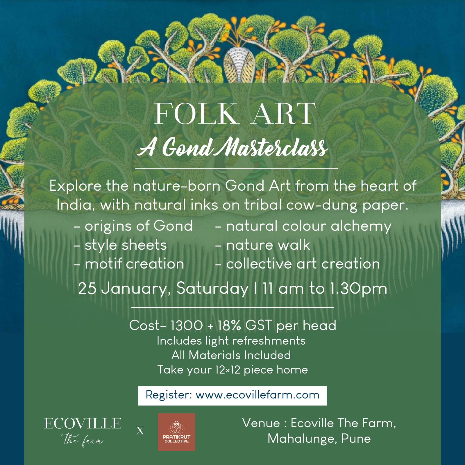 Folk Art | A Gond Masterclass - Ecoville