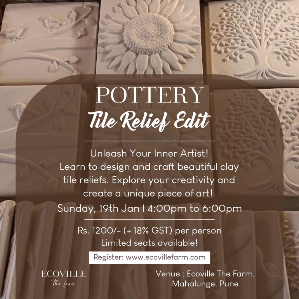 Pottery Workshop | Tile Relief Edit - Ecoville